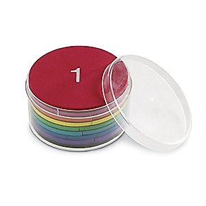 Learning Resources Soft Foam Magnetic Rainbow Fraction Circles