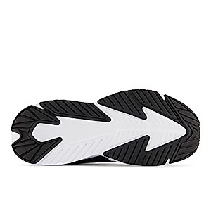 New Balance Kid's Rave Run V2 Lace-up Sneaker, Black/White, 2 Little Kid