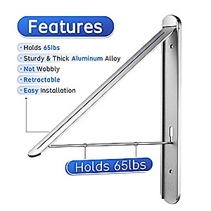 ZMYCJ Clothes Drying Rack Retractable Clothes Rack Laundry Room Organization and Storage Wall Mounted Folding Drying Rack Clothes Hanger for Drying Clothes Laundry Hanging Rack Indoor