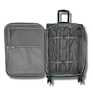 Samsonite Saire LTE Softside Expandable Luggage Wheels, Pine Green, Medium Spinner
