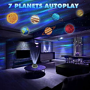 Star Projector with Remote Touch Control,Bluetooth Music Speaker & White Noise Galaxy Light Projector, LED Night Light for Kids Adults,for Home Decor Bedroom,Ceiling,Party