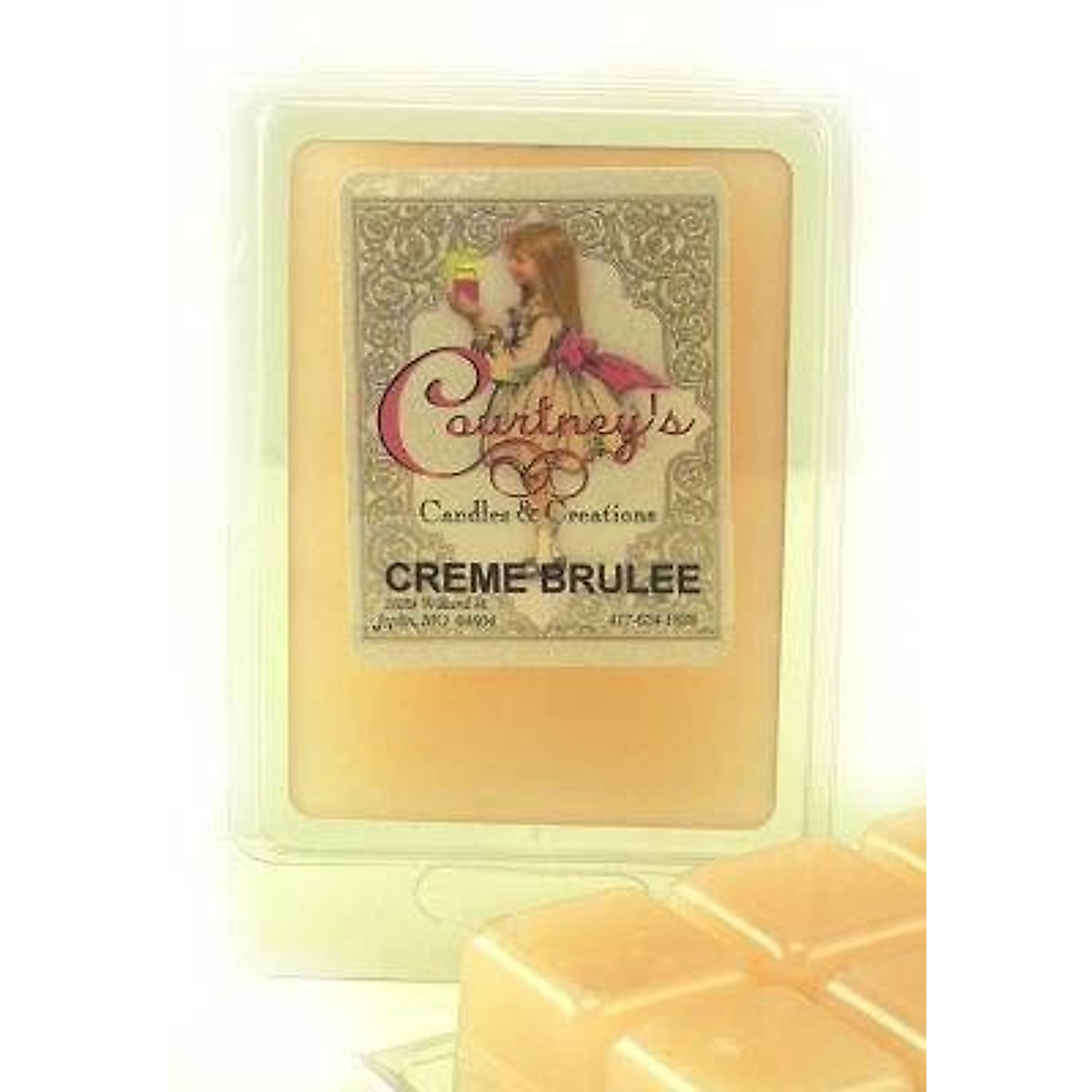 Courtney's Candles Creme Brulee Mixer Melt or Wax Tart