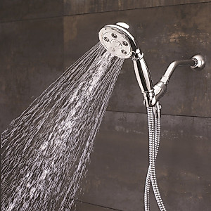 Speakman VS-3011 Chelsea Anystream Multi-Function Handheld Shower Head, 2.5 GPM, Polished Chrome