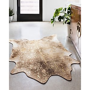 Loloi II Odessa Collection ODE-01 Accent Rug 3'-10" x 5' Mocha/Sand Rectangular 0.25" Thick