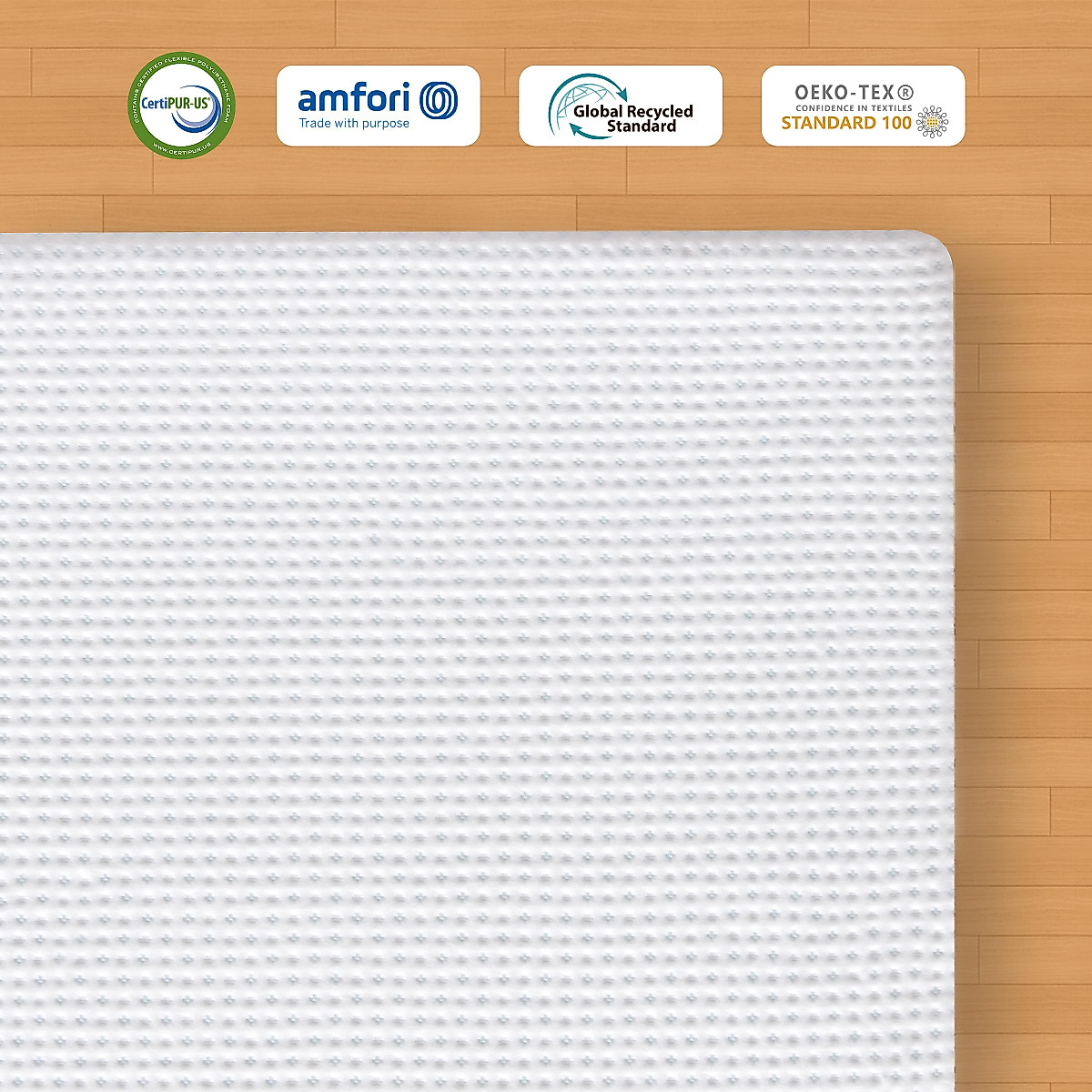 Subrtex Mattress Topper, Gel-Infused Memory Foam Mattress Topper, High Density Cooling Bed Topper Pad with Breathable Removable Fitted Cover CertiPUR-US Certified for Sofa Bed (3 Inch, Twin)