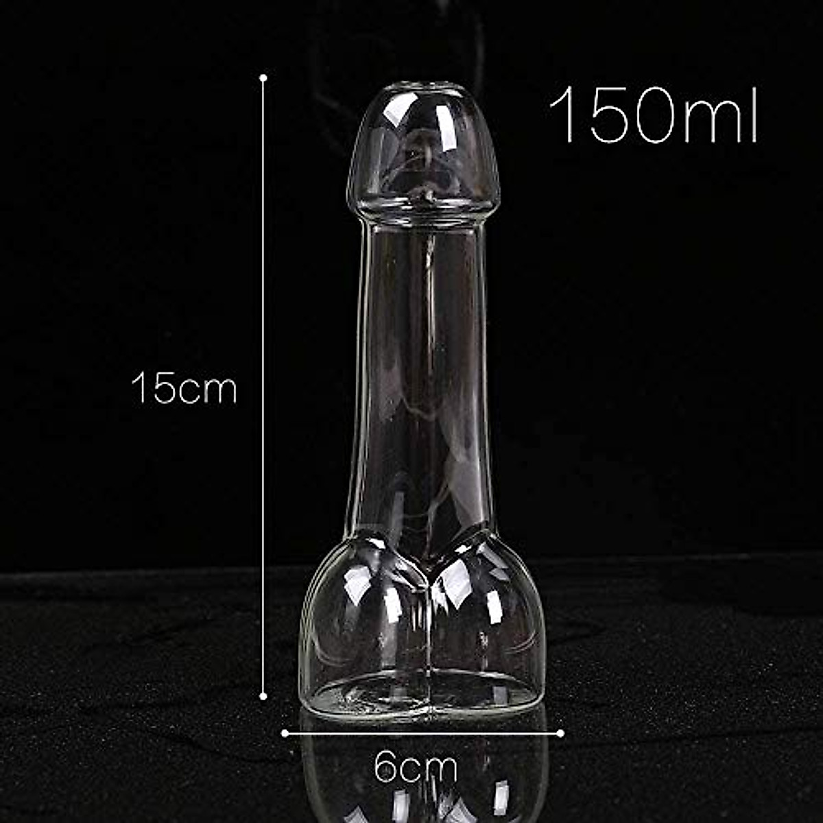 Transparent Creative Wine Glass Cup Beer Juice High Boron Martini Cocktail Glasses Surprise Gift For Bars, Hotels, Restaurants, Swimming Pool, Night Clubs, Birthday Party Decoration Funny Cup.