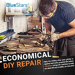 BlueStars SEWA20 Adjustable Lock-nut Grinder Wrench Exact Fit For Dewalt Bosch & other Grinders (10-30mm)