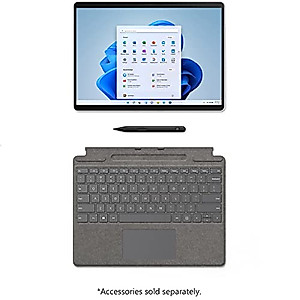 Microsoft Surface Pro X DU8-00001 13" SQ1 8GB/128GB Touch Tablet Computer, Platinum