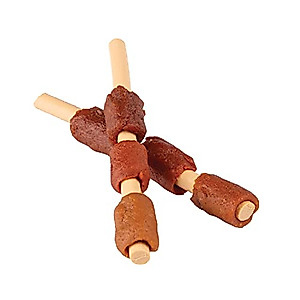 SmartBones Smart Kabobz, Treat Your Dog to a Rawhide-Free Chew Made With Real Chicken, Beef and Pork 18 Count (Pack of 1)