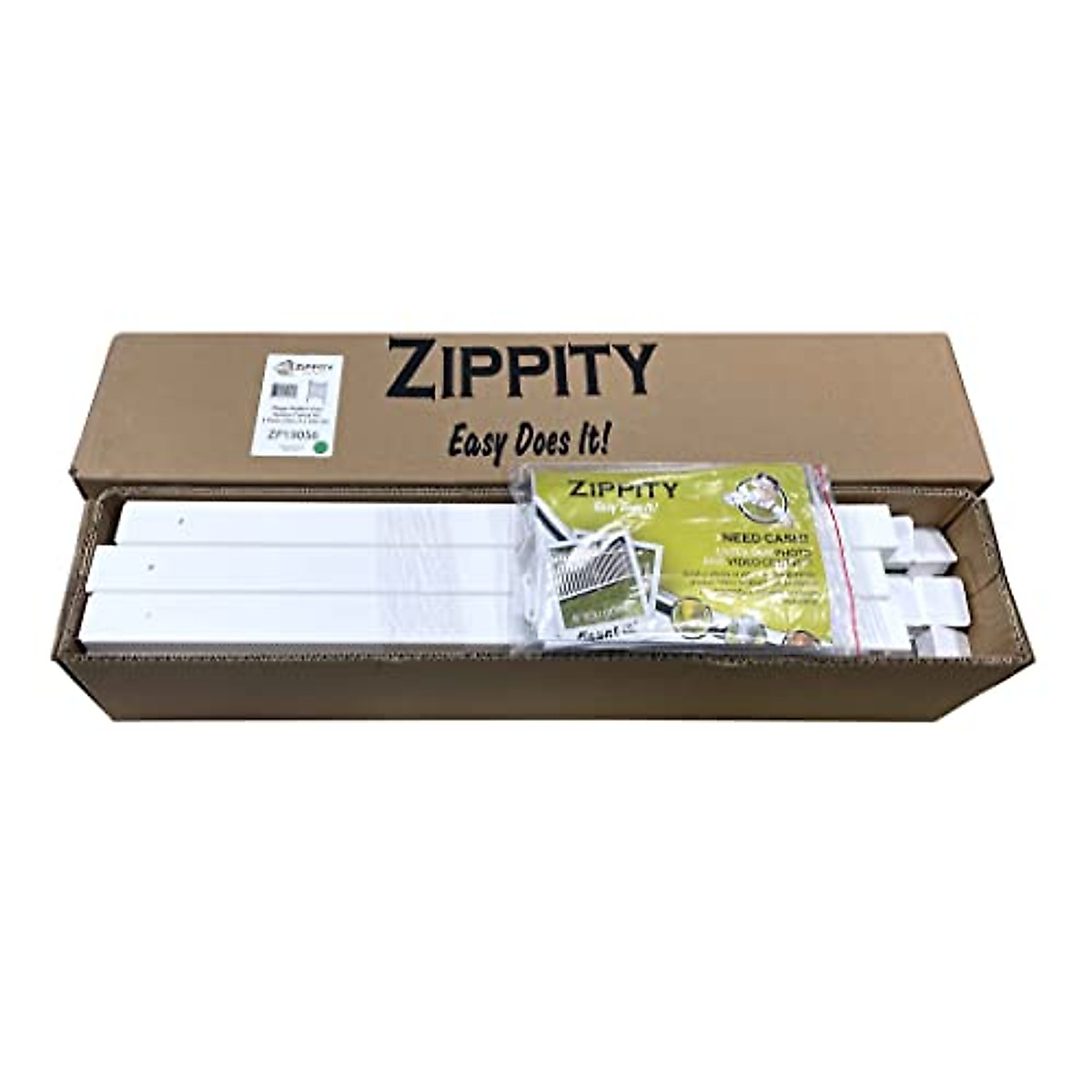 Zippity Outdoor Products ZP19056 No Dig Roger Rabbit Garden Fence (3 Pack), White, 24" W x 22" H