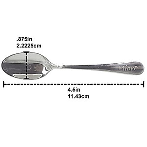 Sunshine Mason Co. Mini Mason Jar Shot Glasses with Metal Lid 2 Oz with Dessert Spoons, 6 Pieces