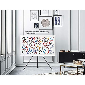 Samsung (2021) Modern Brown Frame Customizable Bezel, 50-Inch