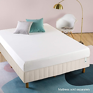 ZINUS GOOD DESIGN Award Winner Justina Metal Mattress Foundation, 16 Inch Platform Bed, No Box Spring Needed, Full, Beige