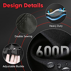 Zettum Patio Chair Covers 2 Pack - 600D Outdoor Chair Cover Waterproof & Heavy Duty, Lawn Lounge Furniture Cover for Wicker Chair, Swivel Chair, Rocking Chair, Single Sofa Chair - 35 x 38 x 31 Inch