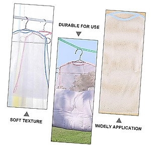 Alipis 4Pcs clothes bag drying rack clothes pillow clothes drying pouch clothes drying net hanging clothes drying bag clothes drying Polyester Mesh hanging pillow clothing