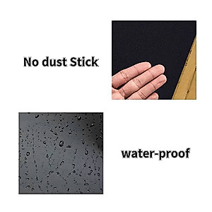 65 Pcs Sandpaper, 120 to 10000 Grit Assorted Waterproof Sanding Sheets, Wet and Dry Both, Wood Furniture, Window, Sanding Metal, Automotive paint, Polishing Handwork and Toys, 4.5X5.5 Inch