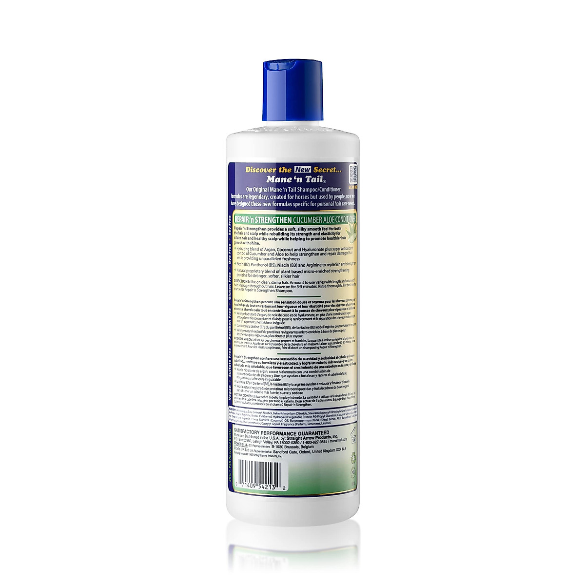 Mane 'n Tail: Repair ‘n Strengthen Conditioner Cucumber Aloe & Biotin (20 Oz)