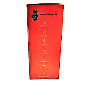 Space King Chrome Finish Wind-Proof Torch Lighter - Adjustable Flame - Child-Lock - Perfect for Camping, Kitchen, Backyard, Travel, Beach, BBQ, Mountain, Outdoors, Travel, Garage, and More. (Silver)