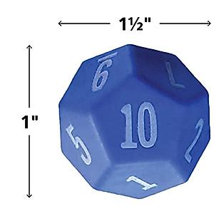 Teacher Created Resources® 12 Sided Dice, Pack of 6