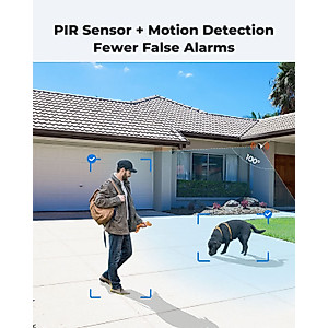 REOLINK Wireless Home Security Camera System, 4pcs 1080P Spotlight Camera and 8CH NVR with Hard Drive 2TB, 24/7 Continuous Recording, Color Night Vision, PIR Motion Detection, Remote Access