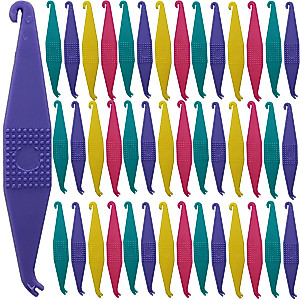 GXXMEI 100PCS Braces Rubber Band Tool Dental Elastic Rubber Bands Placers for Braces Disposable Plastic Orthodontic Elastic Placers