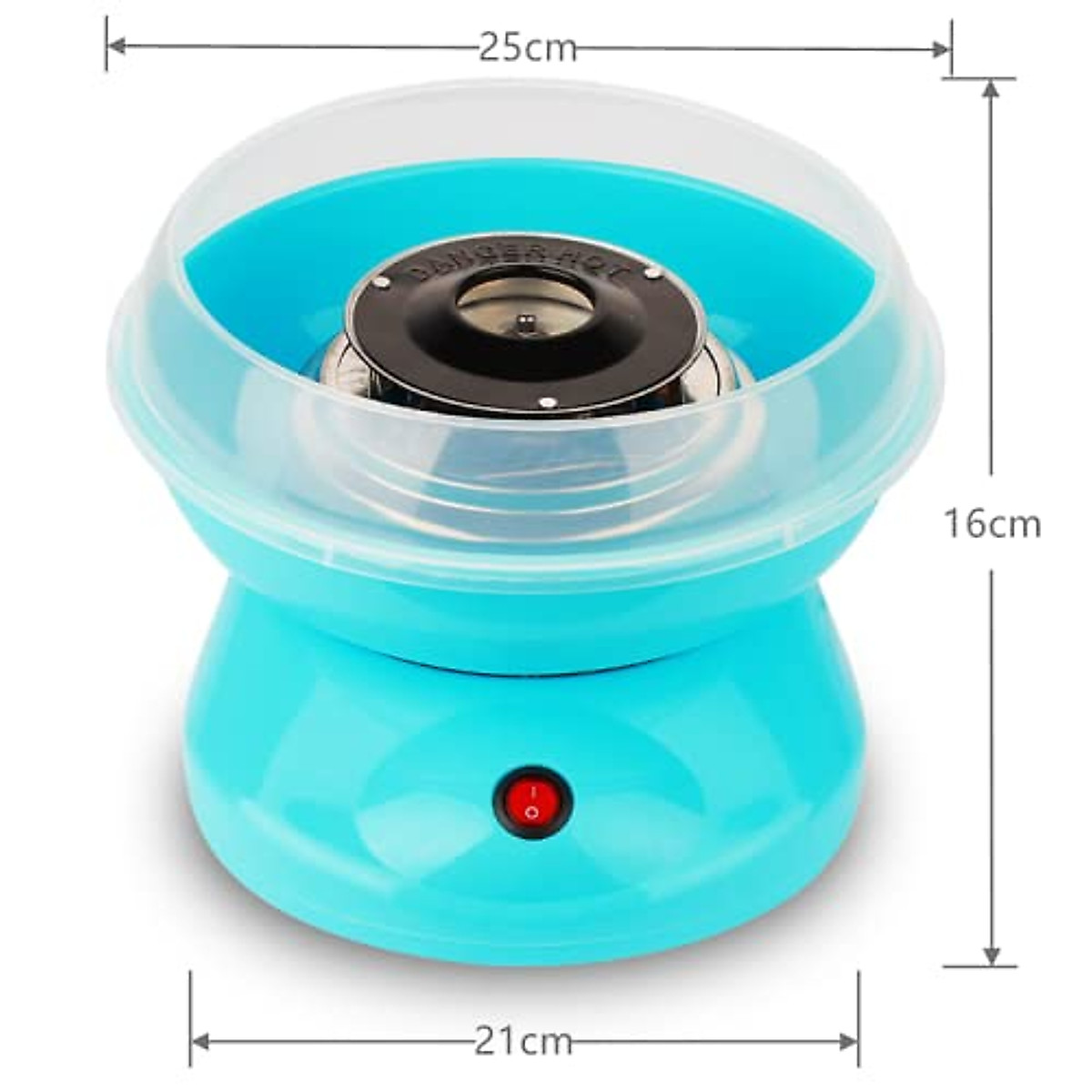 Hovico Cotton Candy Maker Homemade Cotton Candy Maker for Home Birthday Family Party Christmas Gift,Mini Cotton Candy Maker Floss Sugar Includes 10 Cones And Sugar Scoop