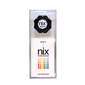 Nix Mini 3R Color Sensor Colorimeter - Portable Color Matching Tool - Identify and Match Paint and Digital Color Values Instantly (Manufacturer Refurbished)