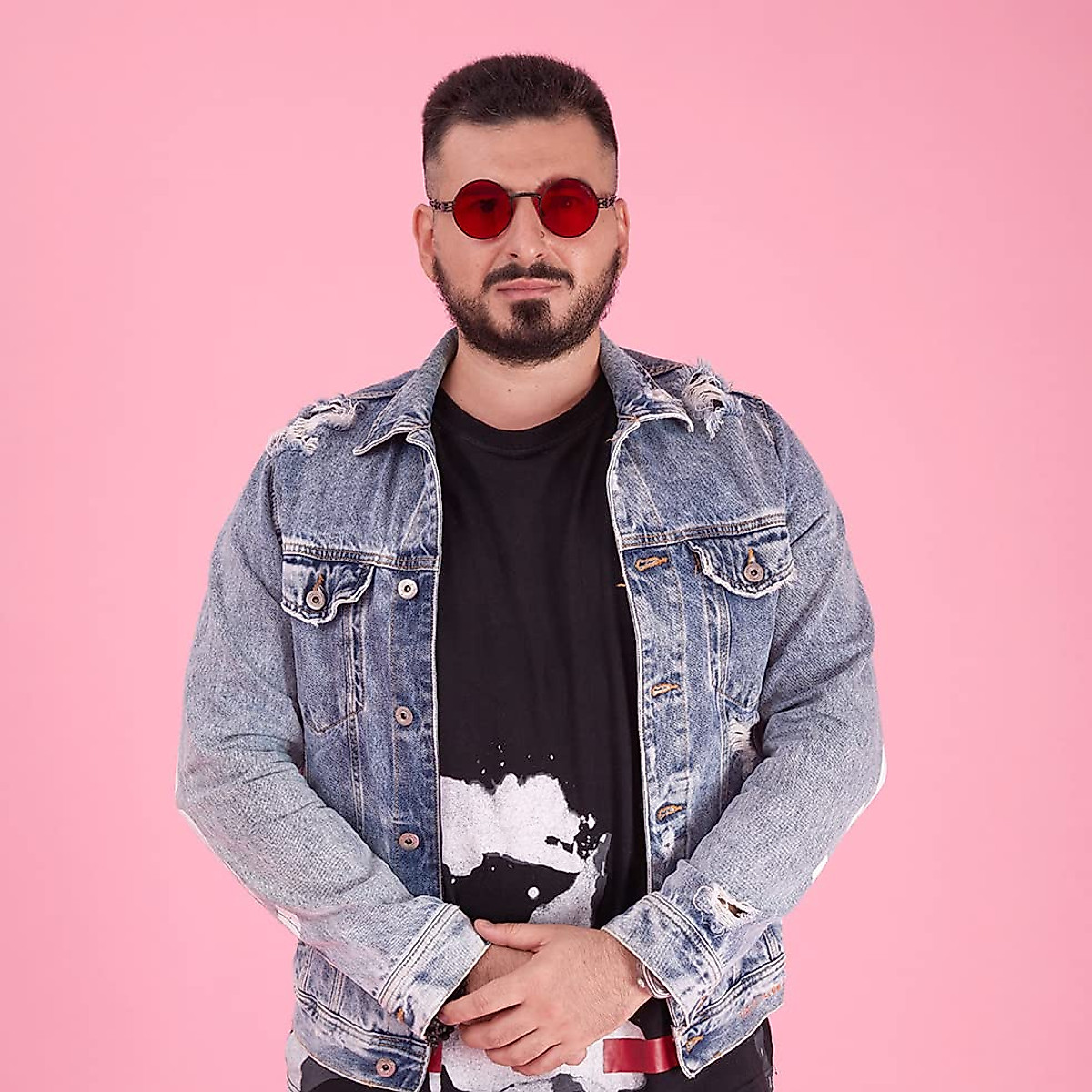 Yizhily Seamless Photogrphy Background Paper, Paper Backdrop Roll for Photoshoot, 53" x16', Coral, Carnation Pink