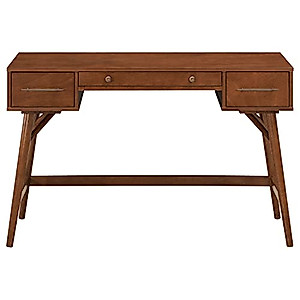 Coaster Furniture 3-Drawer Writing Desk Walnut 800744