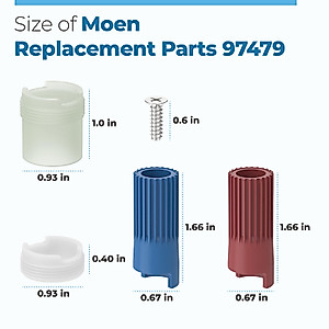 97479 Faucet Stem Extension Kit Replacement for Moen Monticello Replacement Parts Faucet Extension