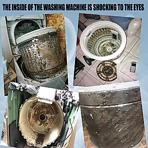 New Dove Dishwasher Cleaner Tablets, Front Load and Top Loader Machine Cleaner, 24PCS*2 Washer Cleaner Tablets, Washer Cleaner That can be Used for 1 Year