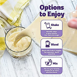 Meal Replacement Shake, Organic | Purely Inspired All-in-One Plant Based Protein Powder for Women & Men Shake Vanilla, 1.3 Pounds