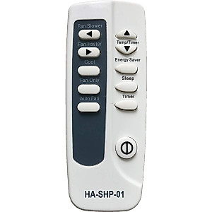 Replacment for Sharp Air Conditioner Remote Control 9JM203355091093 for AF-Q100PX AF-Q120PX AF-Q60PX AF-Q80PX AF-S100PX AF-S100RX AF-S120PX AF-S120RX AF-S125PX AF-S125RX AF-S60PX AF-S60RX AF-S80PX
