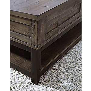 Signature Design by Ashley Johurst Rect Lift Top Cocktail Table, Brown