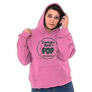 Brisco Brands Retro Flavor Watermelon Tootsie Pop Hoodie Sweatshirt Women Men