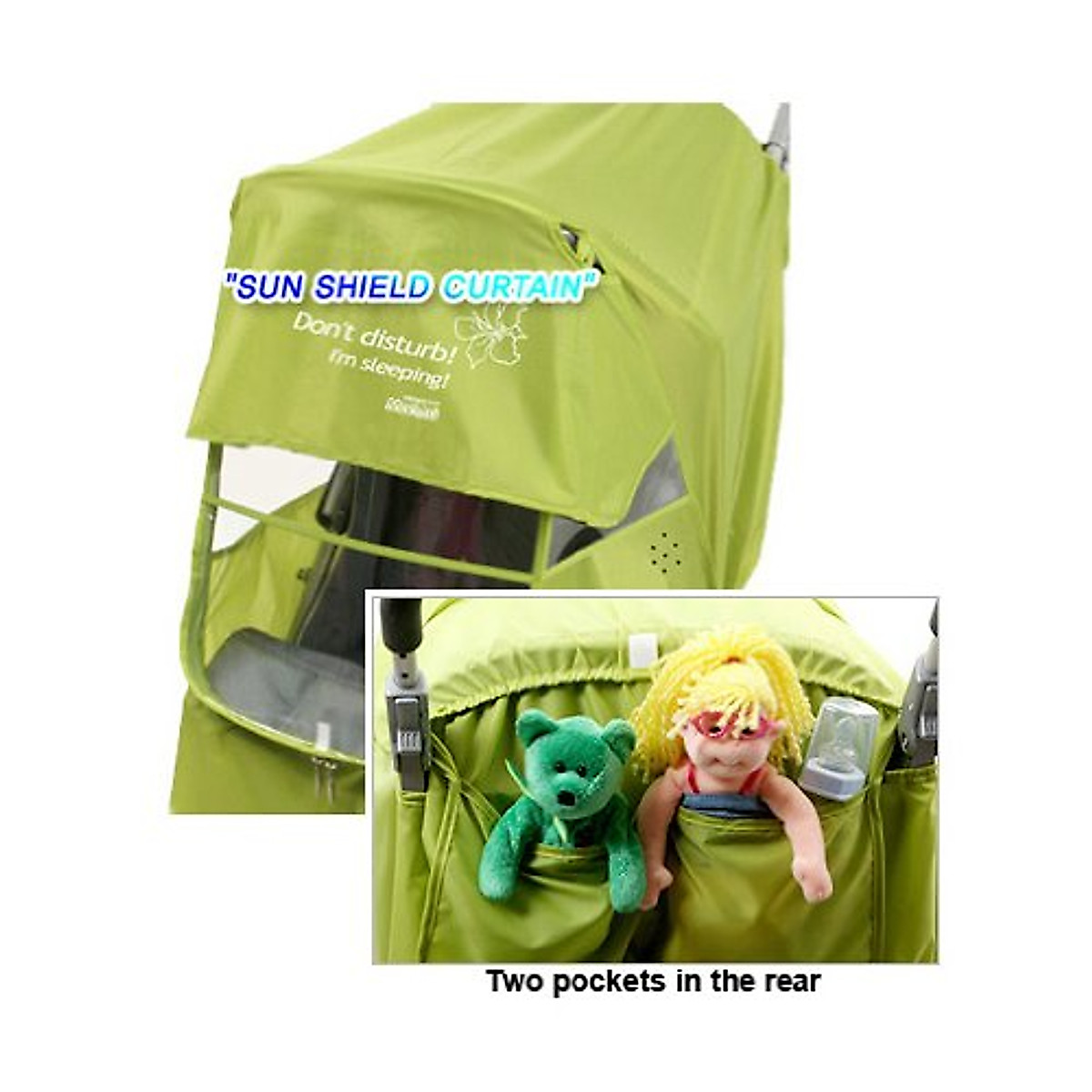 Manito Elegance Plus Stroller Weather Shield/Rain Cover, Gray