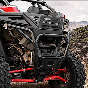 A & UTV PRO Front & Rear Bumper Kit for for Polaris RZR PRO XP/XP 4 2020 2021 2022 2023, Heavy Duty Combined Brushguard Bumper Protector Accessories, Replace OEM # 2883746-458, 2883748-458, 2 Set