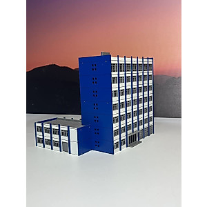 N Scale Railway Train Scene Hospital Model with Annex