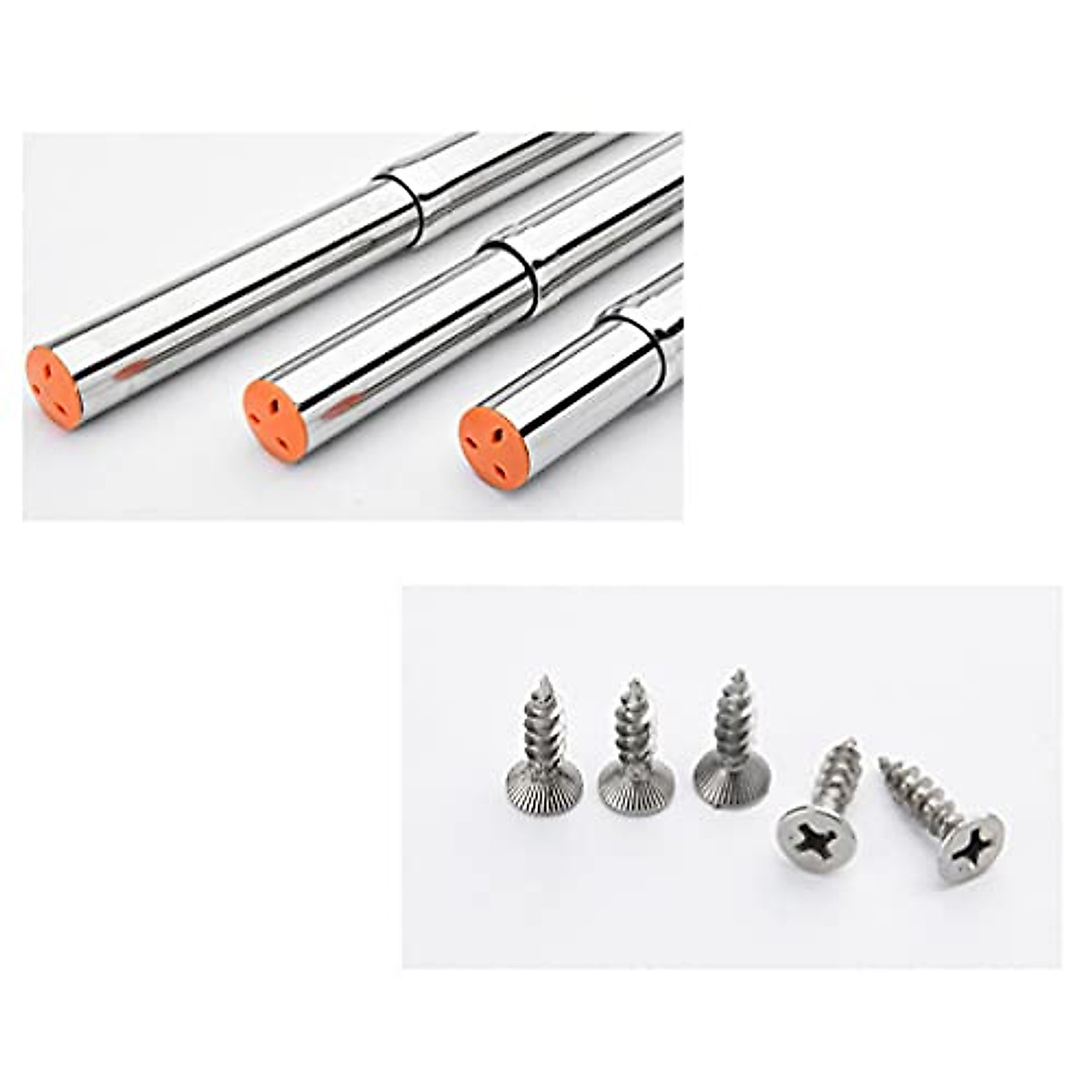 Healeved Clothes Hanger Clothes Reach Poles Stainless Steel Retractable Pole Garment Clothes Stick Drying Fork Clothesline Prop for Indoor Outdoor 69cm-120cm Armoire Wardrobe Closet