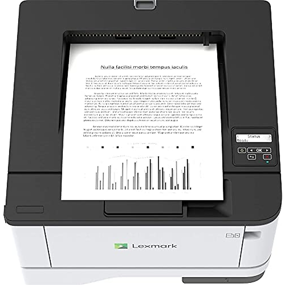 Lexmark B3442dw Black and White Laser Printer, Wireless with Ethernet, Mobile-Friendly and Cloud Connection with Automatic Two-Sided Printing CarbonNeutral Certified Office Printer (4-Series)