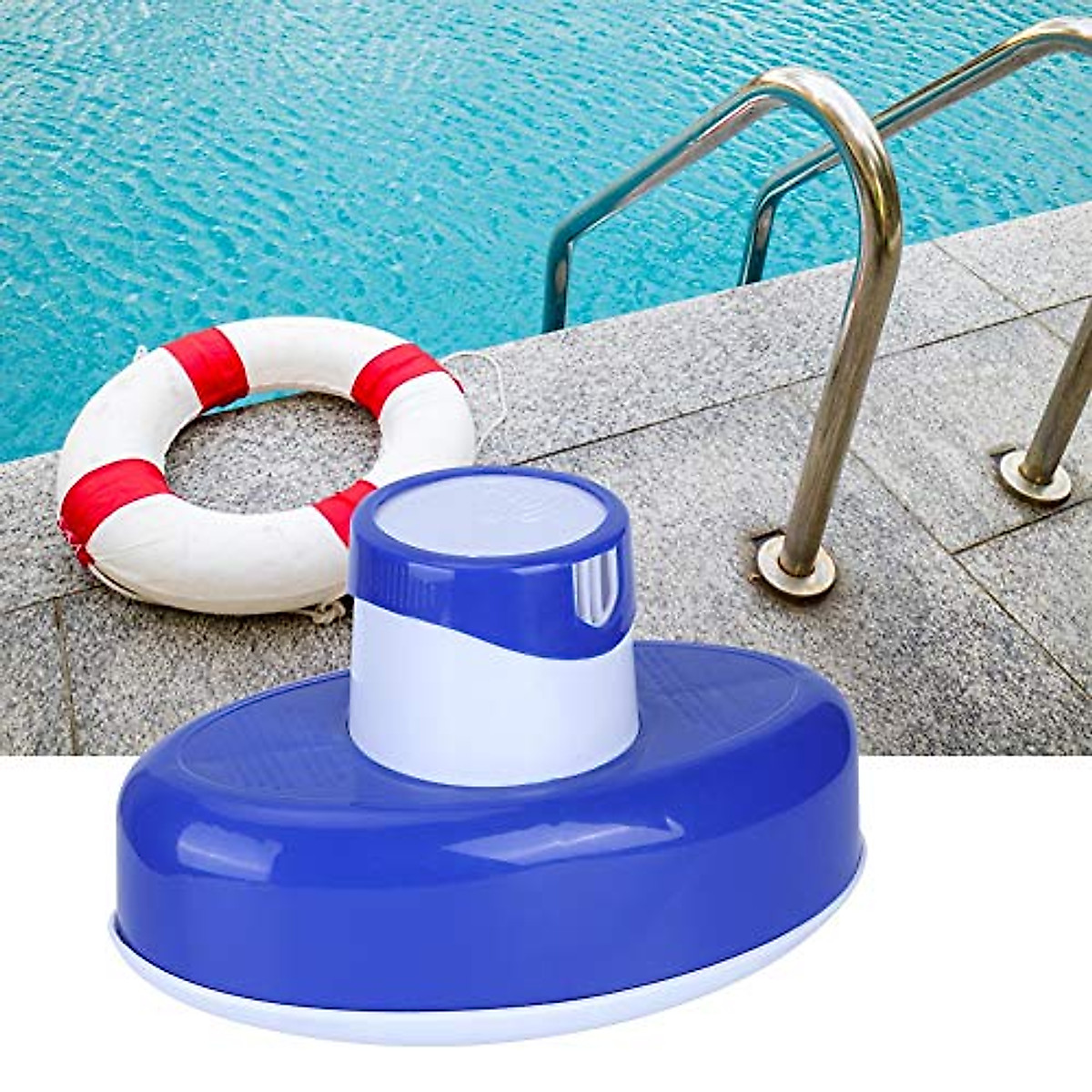 Pool Chemical Dispenser, PP Material 7.7cm Floating Chemical Dispenser, Chemical Dispenser Floating Swimming Pool Pool Exhaust Tool for Garden Pool Equipment