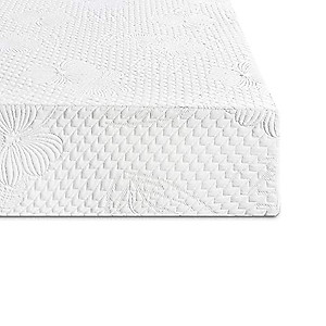 PrimaSleep 9 Inch Multi Layer Gel-Infused Memory Foam Mattress, Full, White