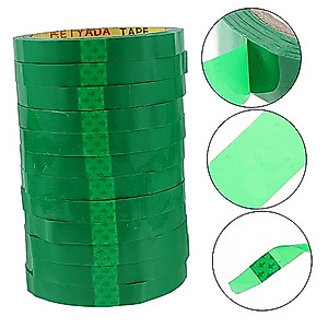 Outanaya 12pcs strap on bag tying tape DIY tying tape packaging bag tapes bag sealing tying tapes convenient tying tape strapping packing bag adhesive tape Multifunction Sealing tape bopp