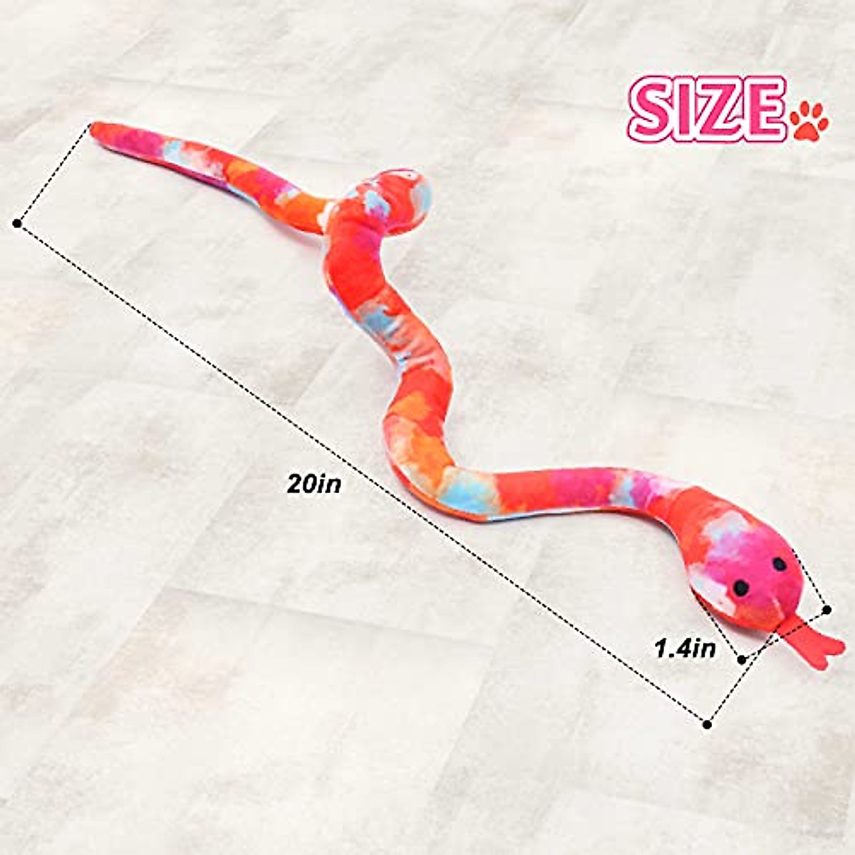 Snake Catnip Toys Kitten Supplies Interactive Catnip Toys for Indoor Cats Snakes Cat Toy Gift for Cat Lovers Dental Health Chew Toy Set of 3