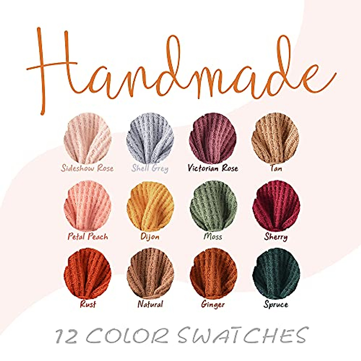 Niceye Pack of 12, Baby Girls Headbands Hair Bows Stretchy Nylon Hairbands for Newborn Infant Toddler Hair Accessories