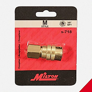Milton S-718 3/8" FNPT M Style Coupler