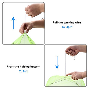 Mesh Screen Food Cover Tents - Set of 4 Umbrella Screens to Keep Bugs And Flies Away From Food at Picnics, BBQ & More - 4 Colors (Pink, Green, Blue, Yellow)