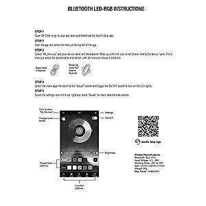 OSP Home Furnishings Beta Battlestation Gaming Desk with Bluetooth RGB LED Lights, Matte Blue