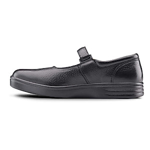 Dr. Comfort Merry Jane Diabetic Shoes for Women-Therapeutic Dress Shoes w/Gel Inserts & Removable Insoles, Black 9.5 X-Wide (E-2E)
