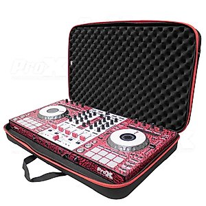 ProX XB-DJCM ZeroG Ultra Lightweight Hard Shell DJ Controller Strap Bag, For Pioneer DDJ-RX SX3 S1 and Numark Mixstream Pro Mixdeck, Pro Audio gear Storage